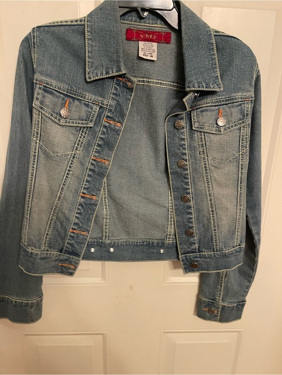 YMI | Jackets & Coats | Ymi Light Blue Denim Jacket With Chest Pockets ...